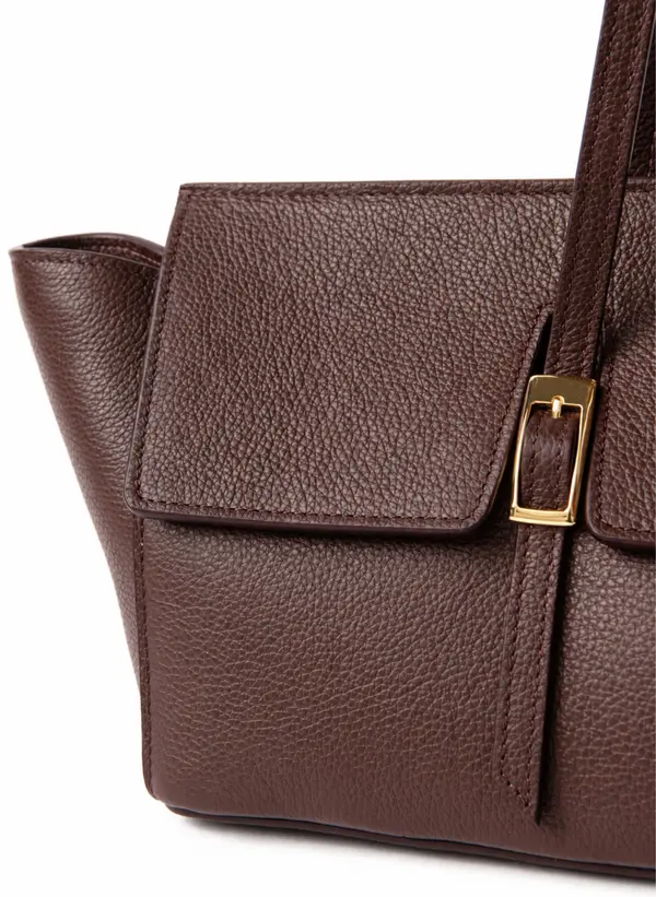 ELLEME Le Bateau Large Pebbled Leather