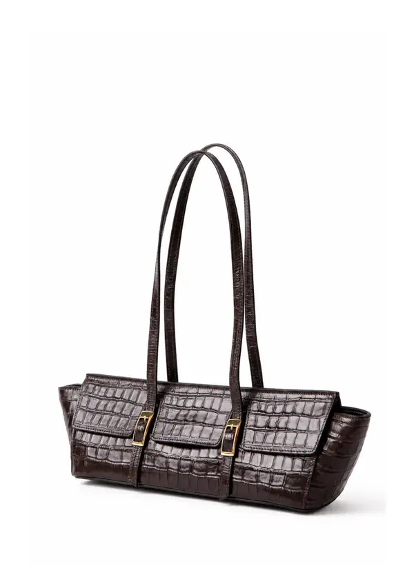 ELLEME Le Bateau Croco Embossed Leather