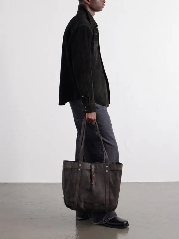 Ralph Lauren Carter Leather Tote Bag