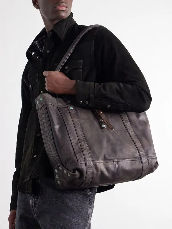 Ralph Lauren Carter Leather Tote Bag
