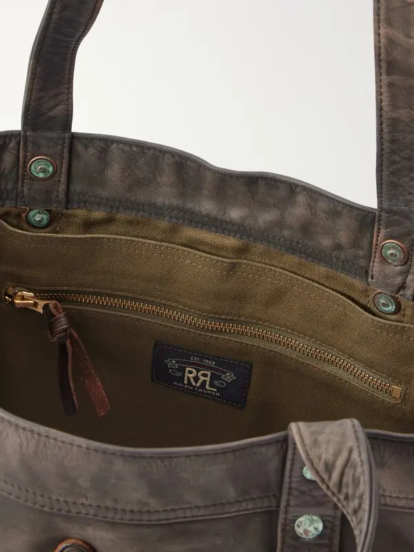 Ralph Lauren Carter Leather Tote Bag