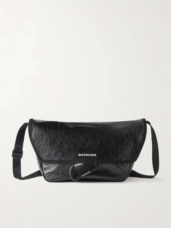 Balenciaga Explorer Arena Textured-leather Messenger Bag