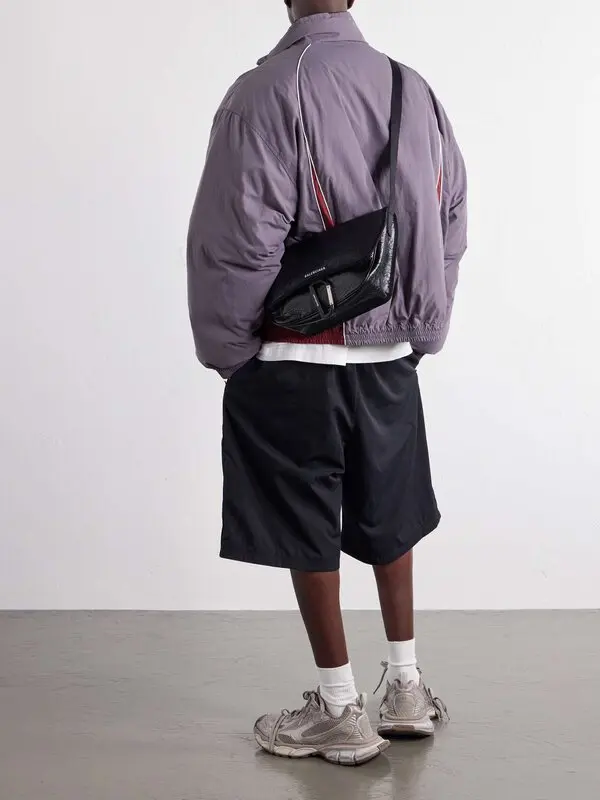Balenciaga Explorer Arena Textured-leather Messenger Bag