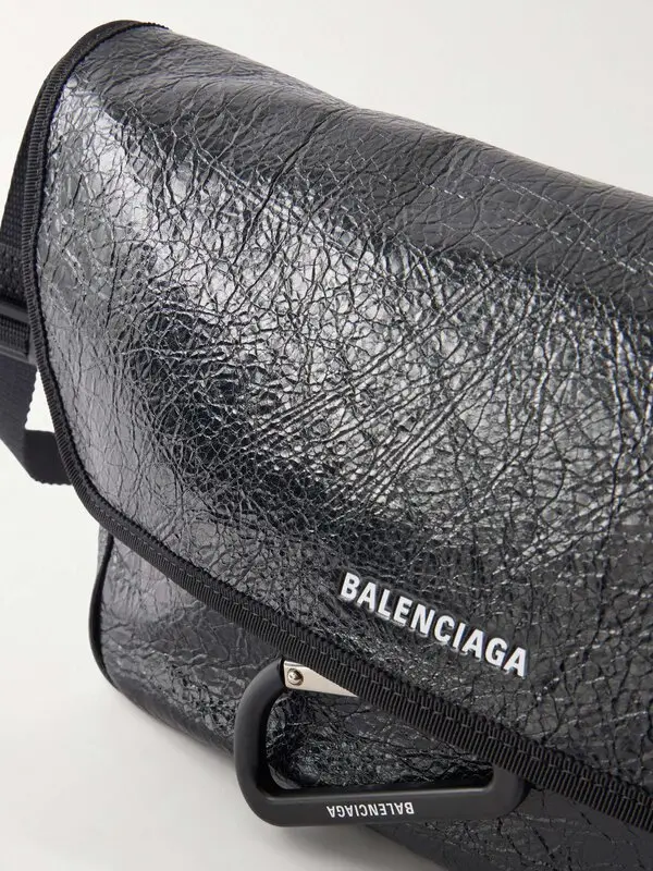 Balenciaga Explorer Arena Textured-leather Messenger Bag