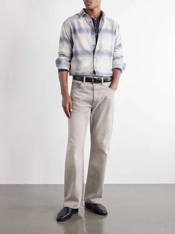 Portuguese Flannel Fonte Checked Cotton-flannel Shirt