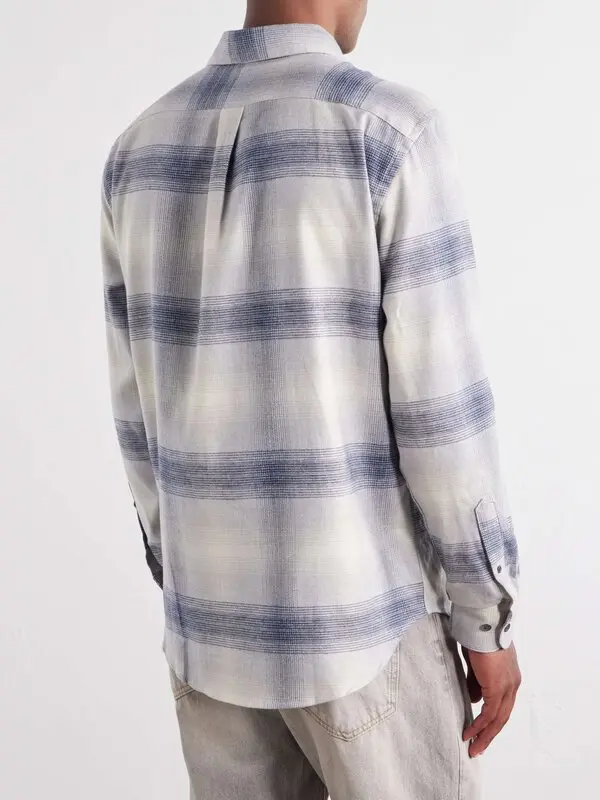 Portuguese Flannel Fonte Checked Cotton-flannel Shirt