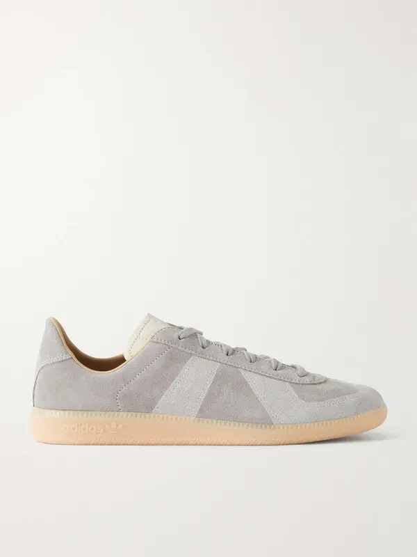 ADIDAS ORIGINALS Bw Army Decon Textured Suede Sneakers - Light Gray