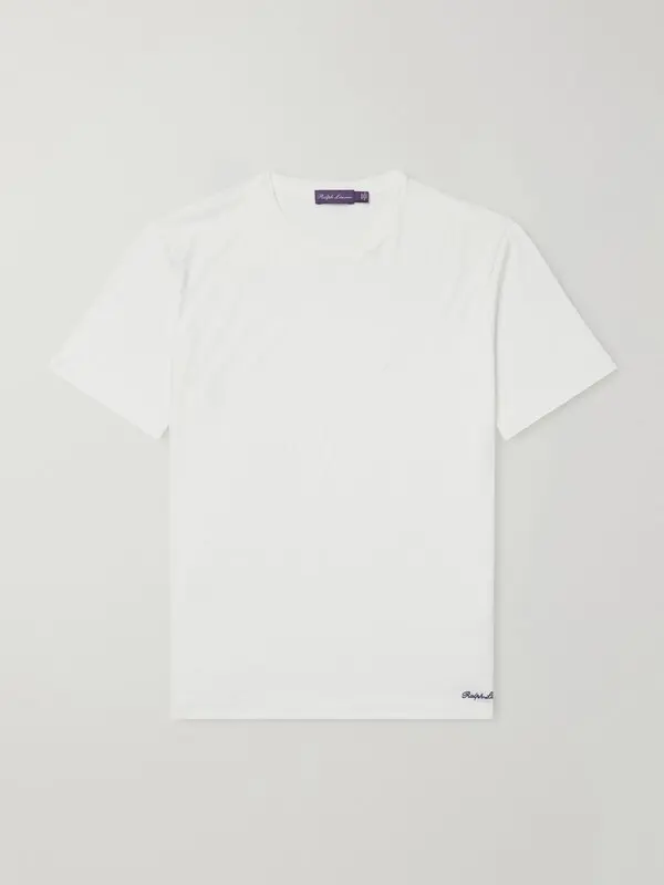 Ralph Lauren Purple Label Cotton-jersey T-shirt