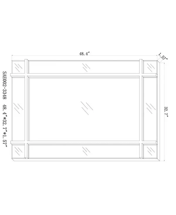 SURYA Sadler Accent Mirror