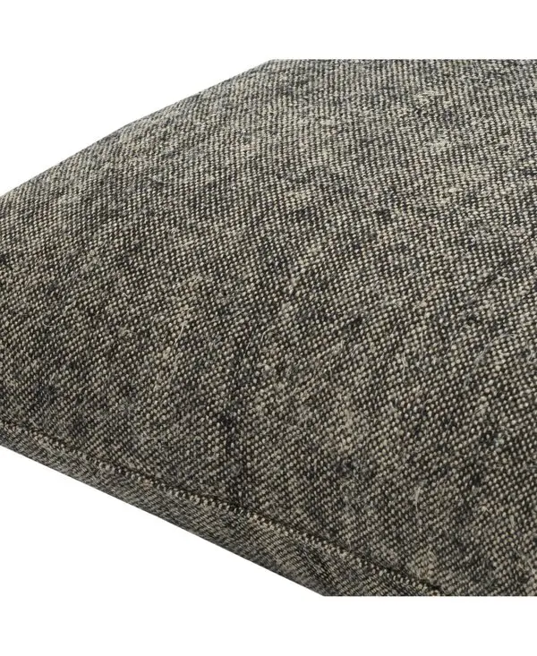 SURYA Ronnie Decorative Pillow, 18l X 18w - Charcoal