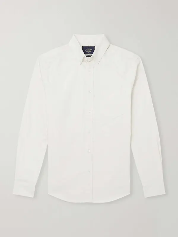 Portuguese Flannel Montebelo Button-down Collar Cotton-poplin Shirt