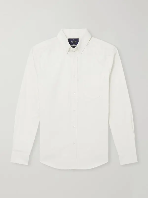 Portuguese Flannel Montebelo Button-down Collar Cotton-poplin Shirt
