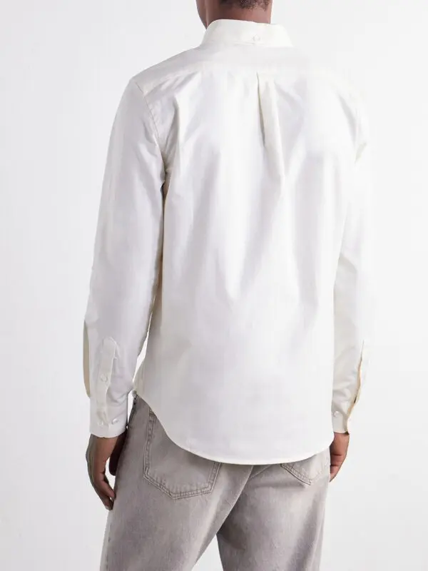 Portuguese Flannel Montebelo Button-down Collar Cotton-poplin Shirt