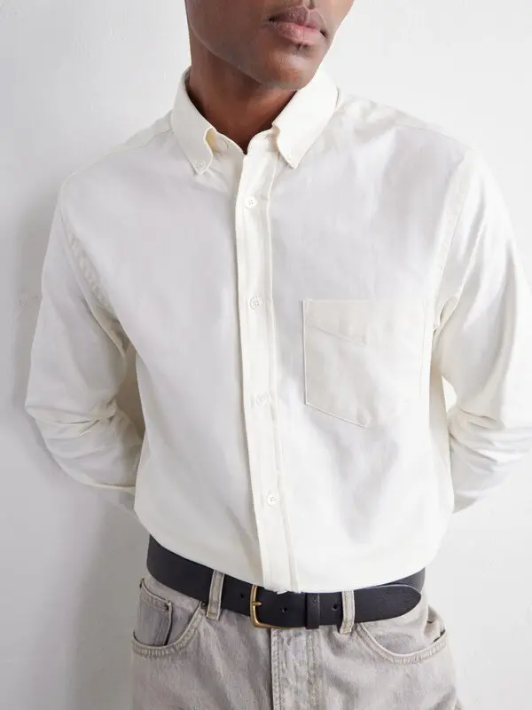 Portuguese Flannel Montebelo Button-down Collar Cotton-poplin Shirt