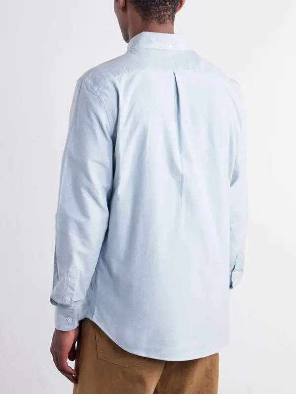Portuguese Flannel Button-down Brushed-cotton Oxford Shirt