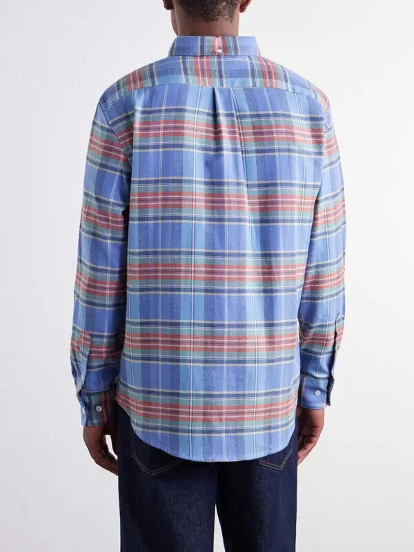 Portuguese Flannel Lucia Checked Cotton-flannel Shirt