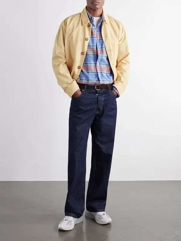 Portuguese Flannel Lucia Checked Cotton-flannel Shirt - Blue