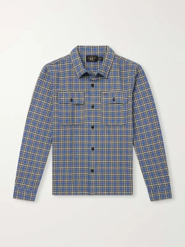 Ralph Lauren Matlock Checked Cotton-twill Shirt