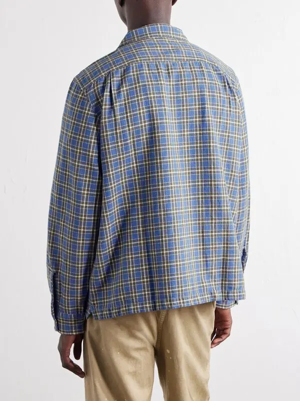 Ralph Lauren Matlock Checked Cotton-twill Shirt - Blue
