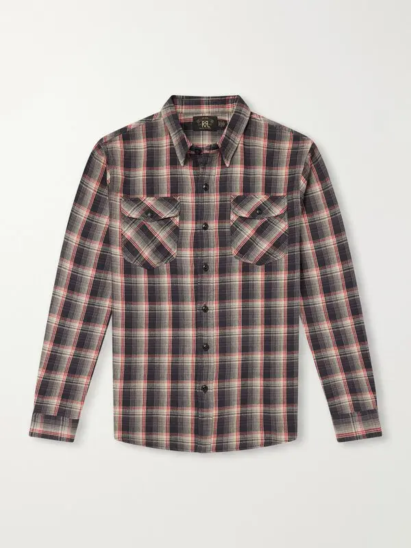 Ralph Lauren Jasper Checked Cotton Shirt - Brown