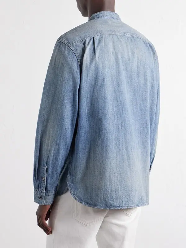 Ralph Lauren Tombstone Washed Denim Shirt - Blue