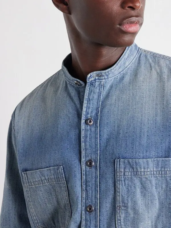 Ralph Lauren Tombstone Washed Denim Shirt - Blue