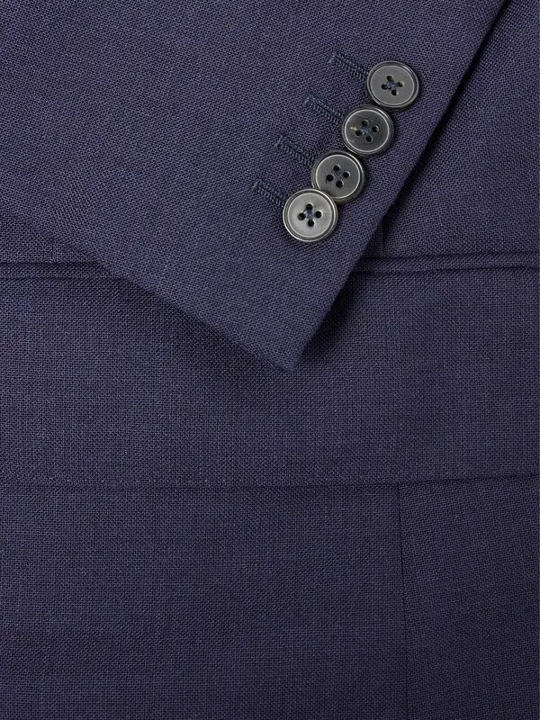 Husbands Double-breasted Wool-fresco Suit