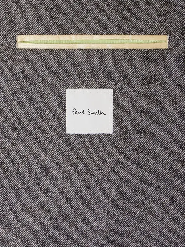 Paul Smith Wool And Cashmere-blend Herringbone Suit Jacket