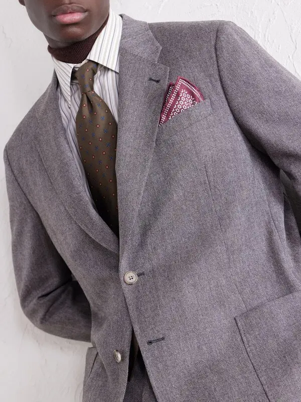 Paul Smith Wool And Cashmere-blend Herringbone Suit Jacket