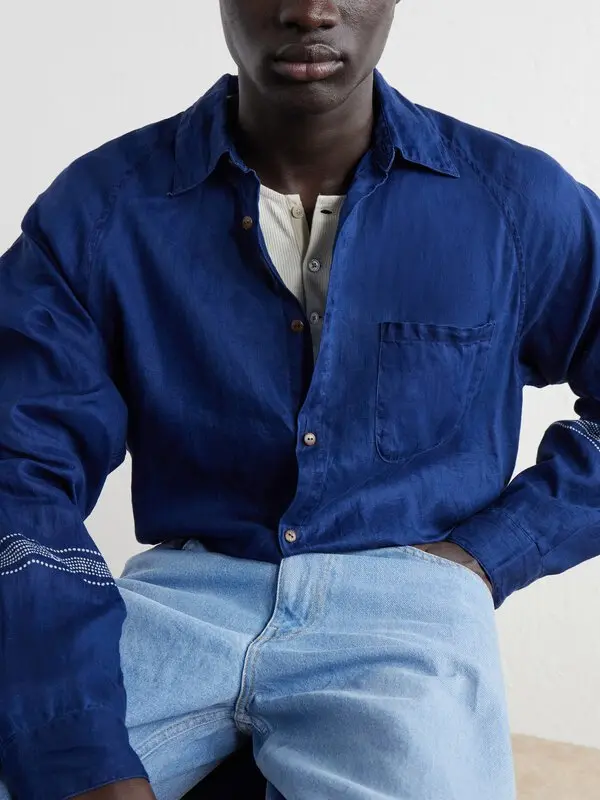 Kapital Printed Linen Shirt