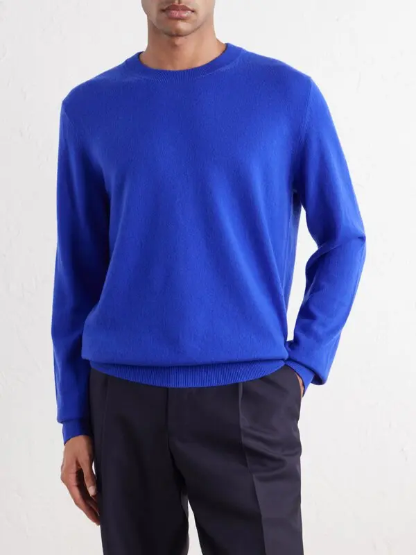 Paul Smith Cashmere Crew Neck Sweater - Blue