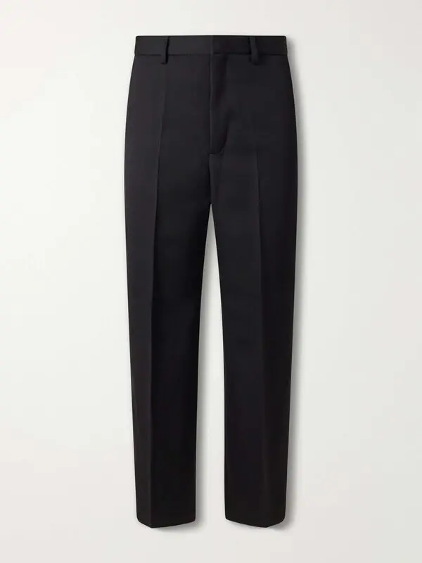 SECOND / LAYER Zooty Straight-leg Wool-twill Suit Trousers - Black