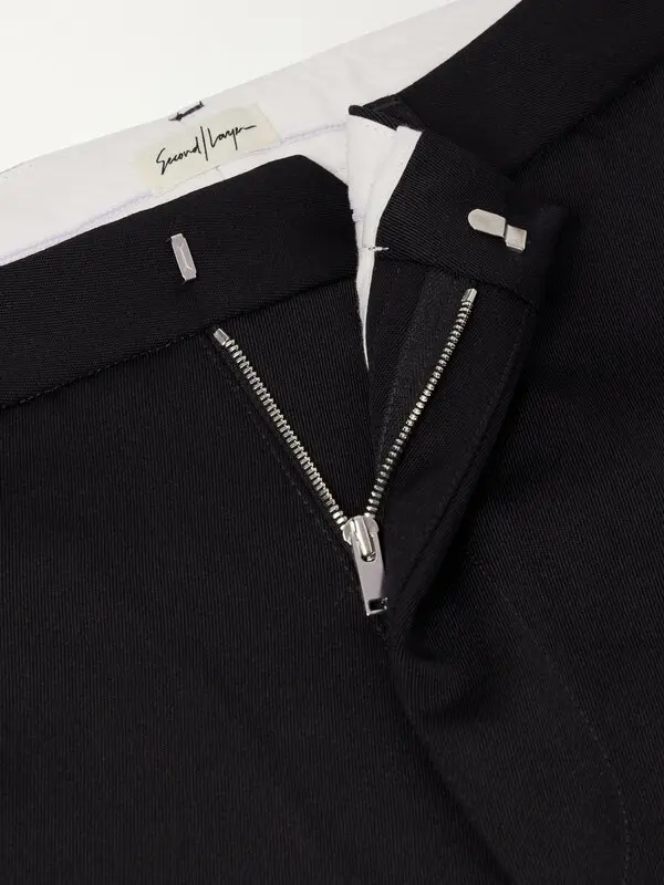 SECOND / LAYER Zooty Straight-leg Wool-twill Suit Trousers - Black