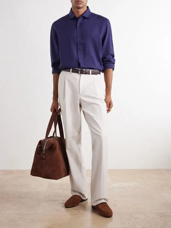 Ralph Lauren Purple Label Halton Linen Shirt