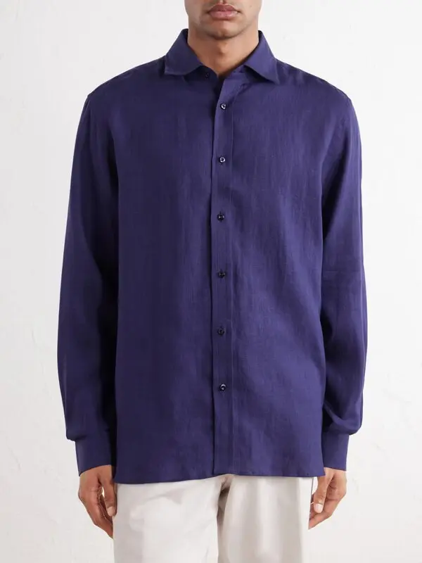 Ralph Lauren Purple Label Halton Linen Shirt