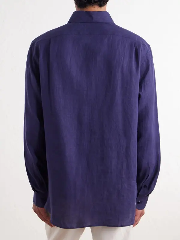 Ralph Lauren Purple Label Halton Linen Shirt