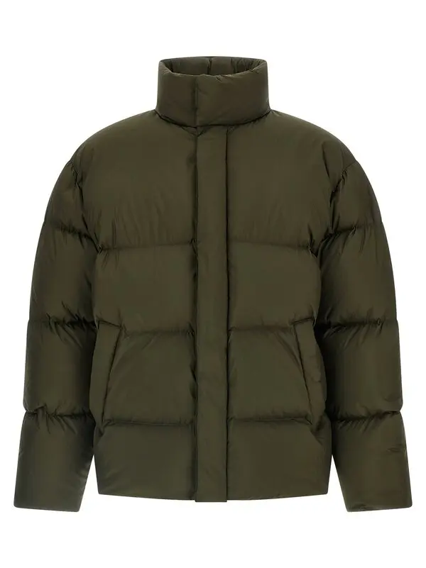 Saint Laurent Padded Down Jacket - Green