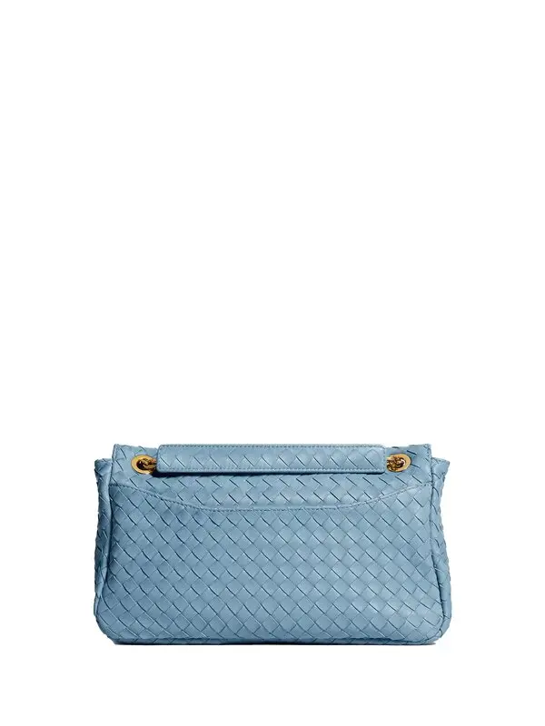 Bottega Veneta Madison Intreccio Shoulder Bag - Blue