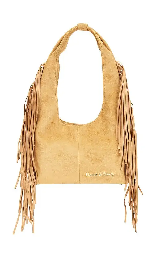 HOUSE OF SUNNY Tassel Sling - Tan