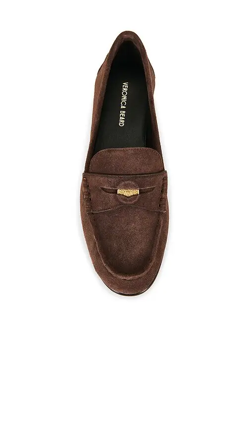 Veronica Beard Penny Loafer In Brown