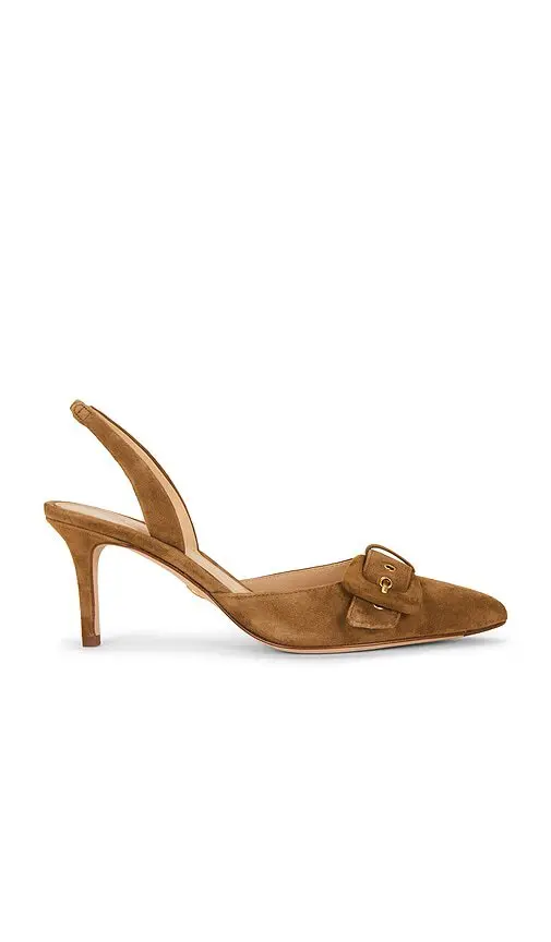 Veronica Beard Lenora Slingback Pump In Brown - Chestnut