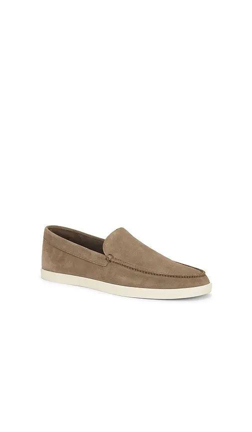 Vince Sonoma Suede Loafer In Grey