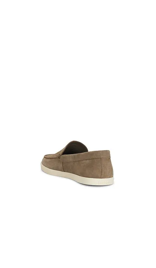 Vince Sonoma Suede Loafer In Grey