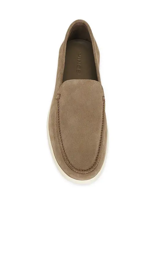Vince Sonoma Suede Loafer In Grey