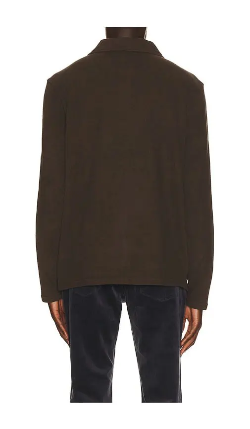 Paige Hammond Polo In Brown - Dark Agar