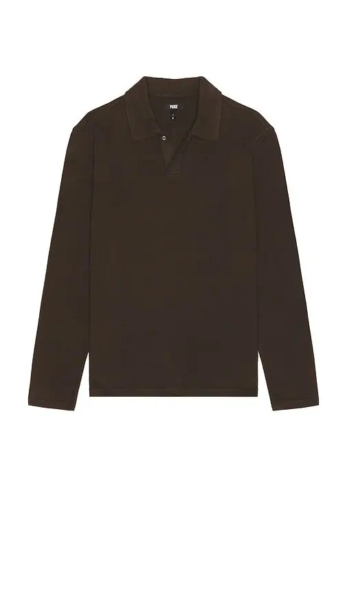 Paige Hammond Polo In Brown - Dark Agar