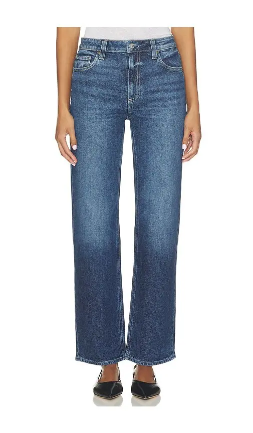 Paige Stevie Slim Straight Jeans In Blue