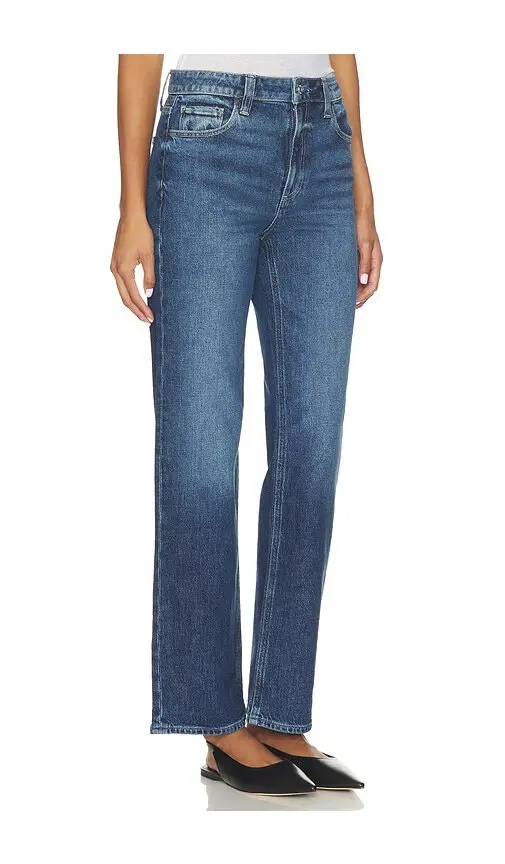 Paige Stevie Slim Straight Jeans In Blue