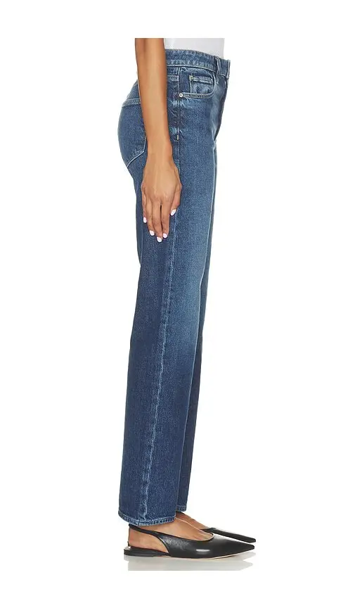 Paige Stevie Slim Straight Jeans In Blue