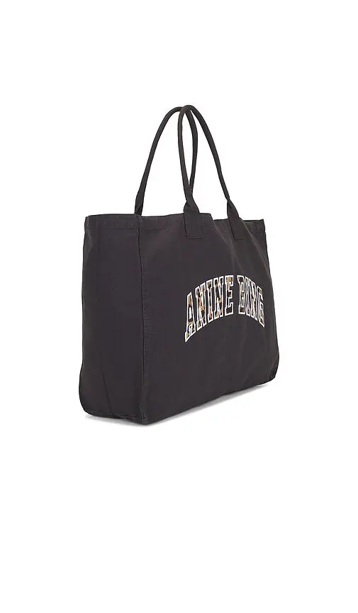ANINE BING Canvas Tote Bag In Black